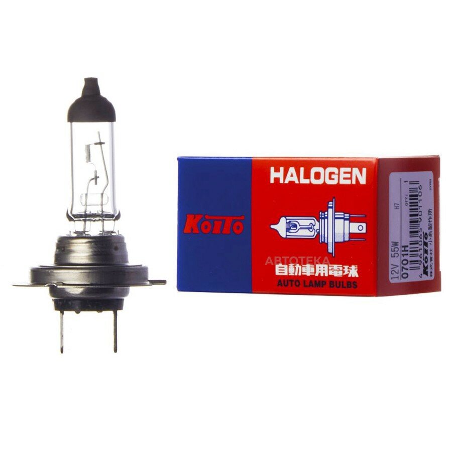 Лампа головного света Koito H7 12V 55W (уп. 1 шт.) KOITO 0701H