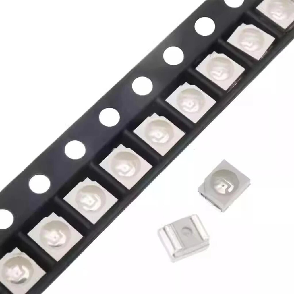 Светодиоды SMD 3528, 100 шт, Pink, Resistance: 3528