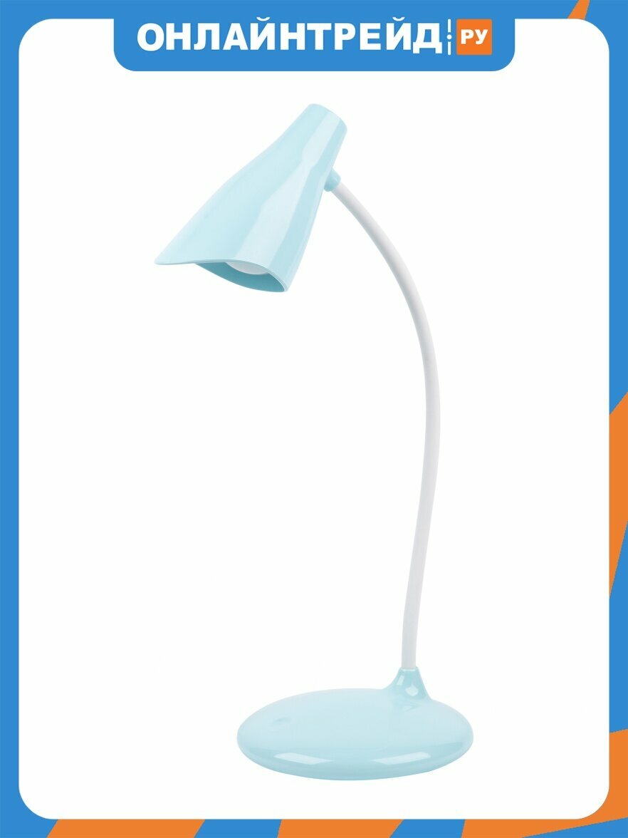 Настольная лампа Uniel TLD-559 Blue/LED/280Lm/5000K/Dimmer/3W/Голубой