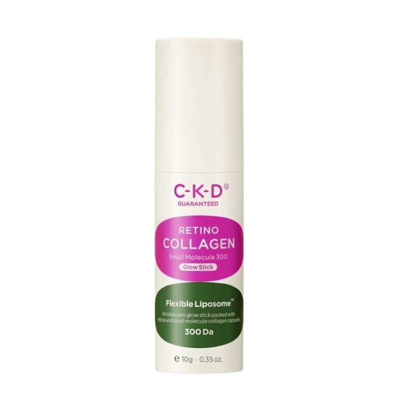 CKD Retino Collagen Small Molecule 300 Glow Stick Омолаживающий стик с ретинолом, гидролизованным коллагеном и пептидами