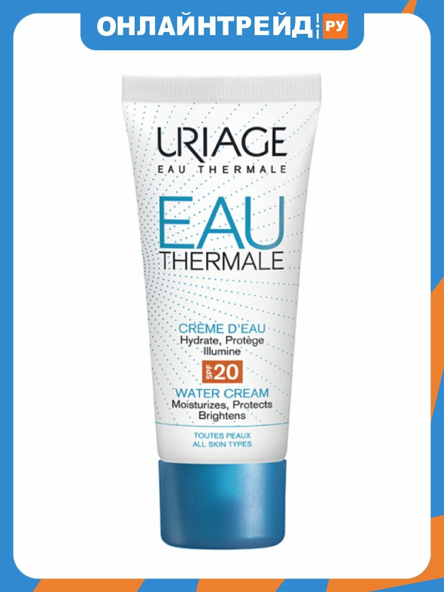 Легкий крем для лица Uriage Eau thermale увлажняющий SPF20+, 40 мл