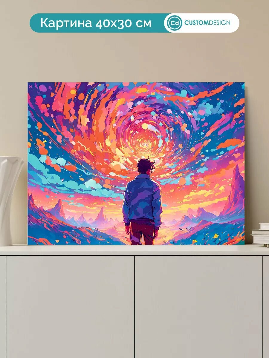 Интерьерная картина на стену Аниме 30x40 см