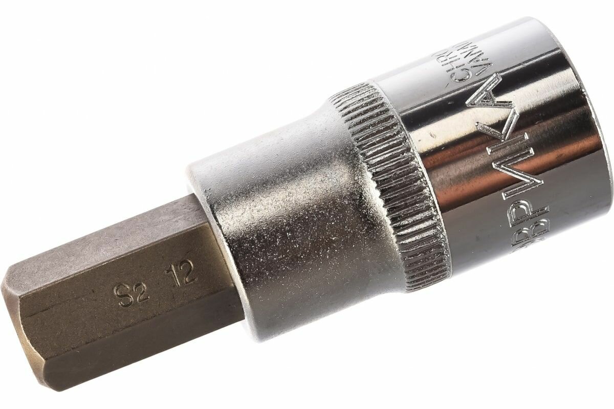 Насадка-вставка с битой Hex H12 ER-94807 1/2 22мм L60мм эврика