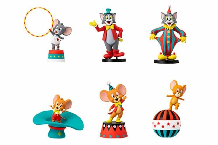 Фигурка унисекс MINISO Том и Джерри, Circus Main Characters Mystery Boxes, Full Box 6 шт.