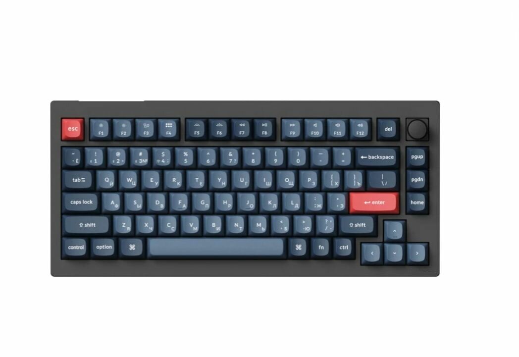 Клавиатура Keychron V1 Max Banana Switch Black (V1M-D4-RU)