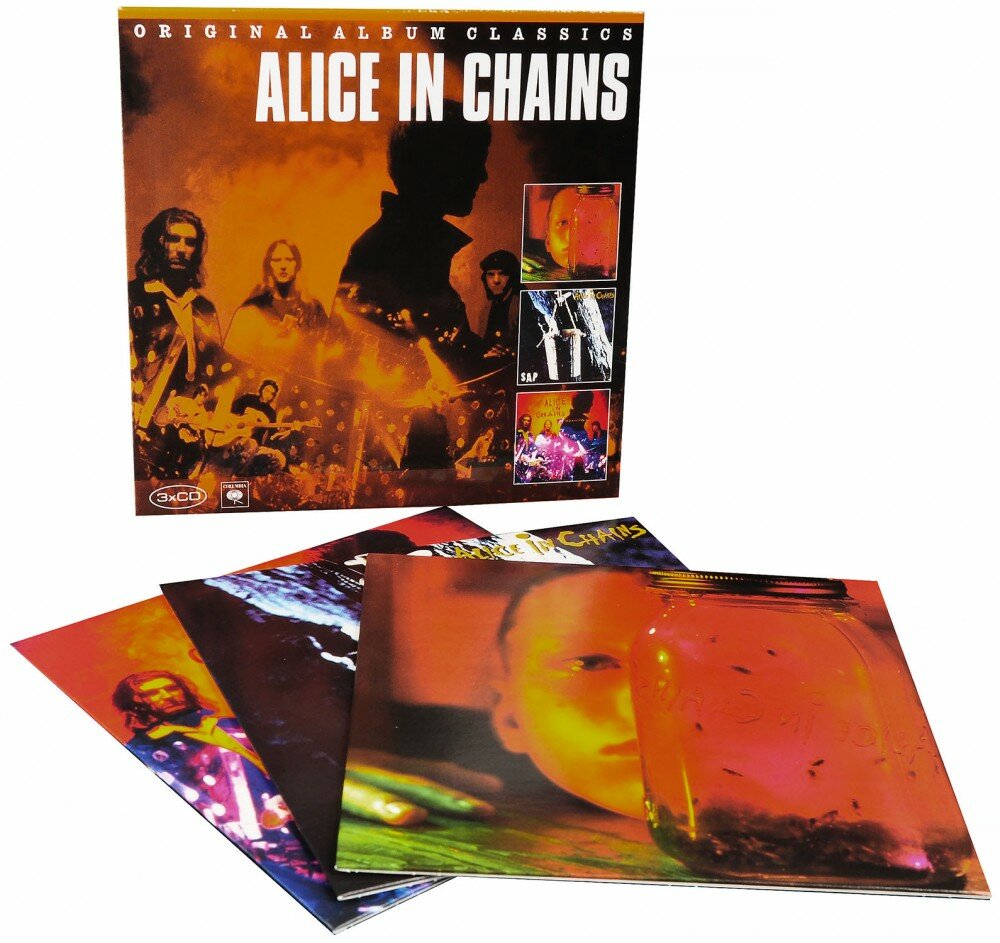 Alice In Chains. Origianl album classics (3 CD) (СД диск, Бокс-сет (Box set))
