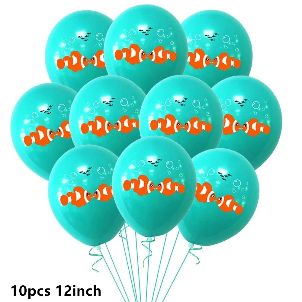 Набор для праздника "В поисках Немо" Disney 10pcs Latex Balloon