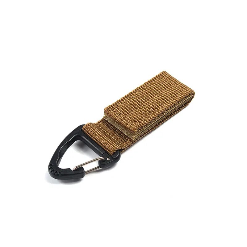 Тактический зажим для ремня MOLLE, черный, нейлон Бежевый, TAN
