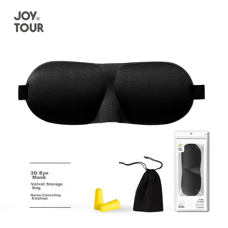 JOYTOUR 3D непроницаемая для света дышащая маска для глаз и беруши для путешествий студенты мужчины женщины Цвет：3D