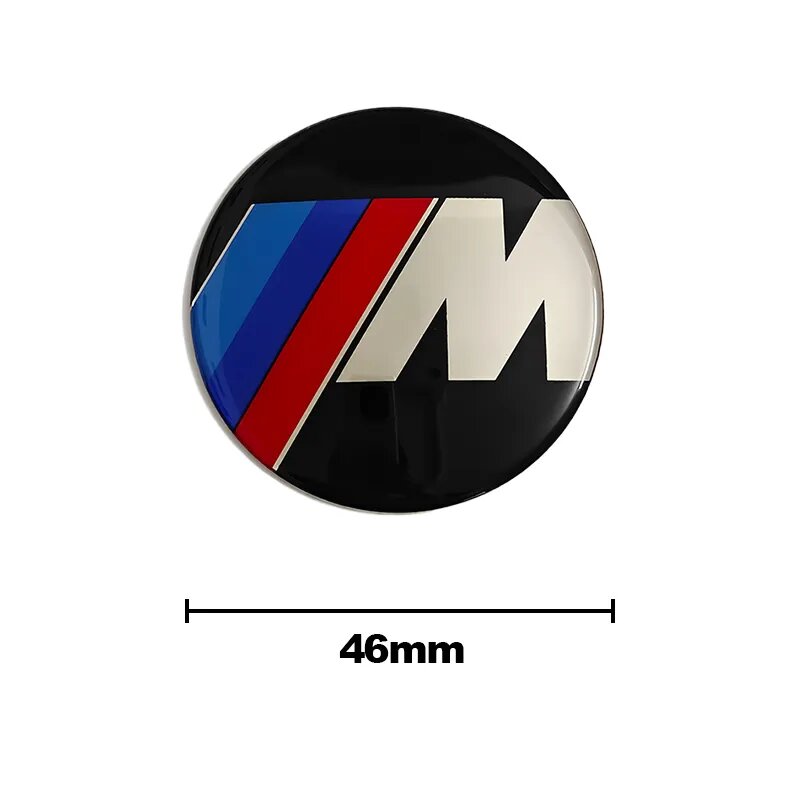 Эмблема на руль BMW 45мм 46мм, накладка на логотип БМВ для E46 E90 E60 F10 F30 G20 G30 X1 X3 X5 X6, тюнинг салона автомобиля