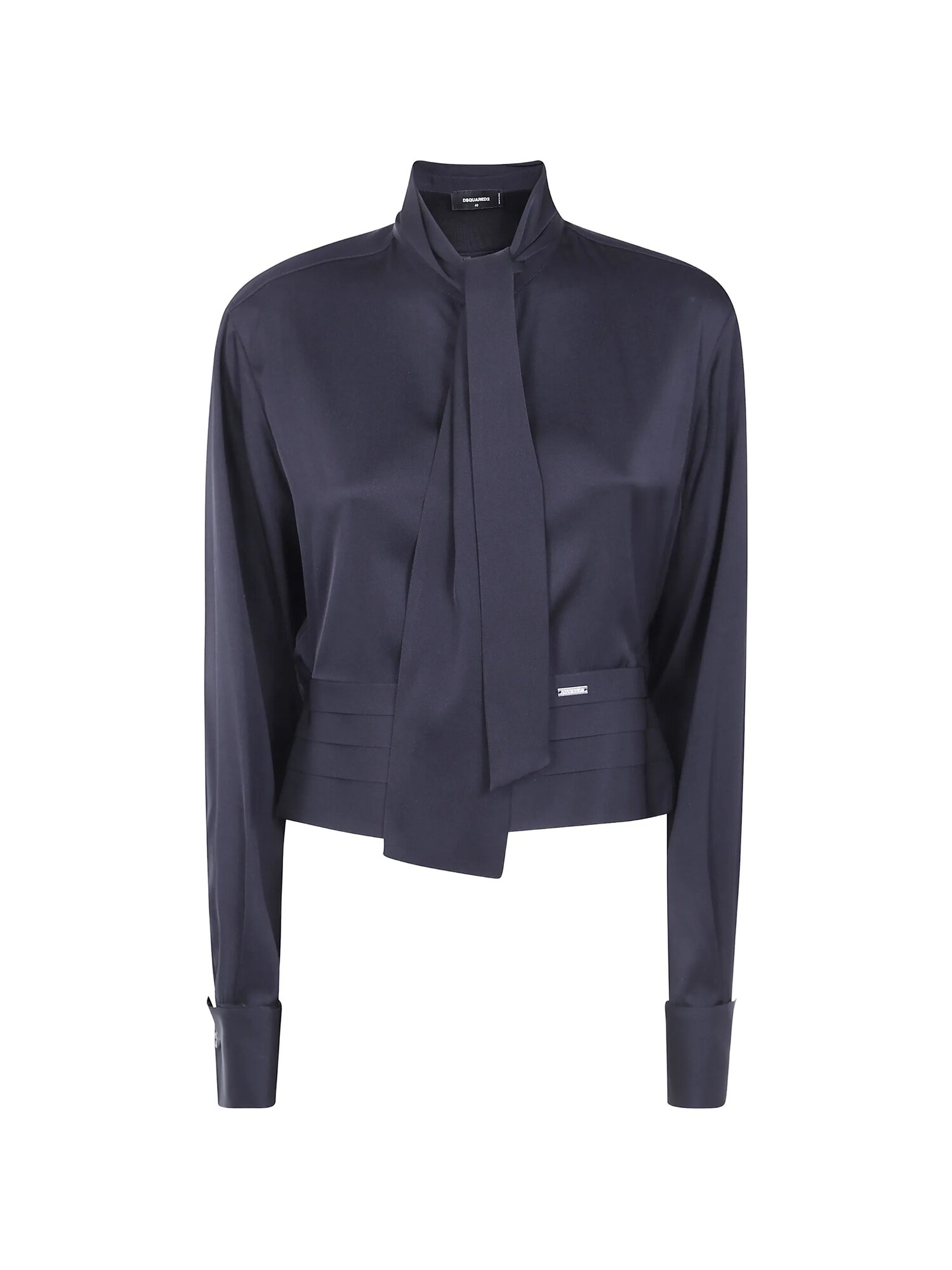Рубашка Tie-neck pleated-waist shirt