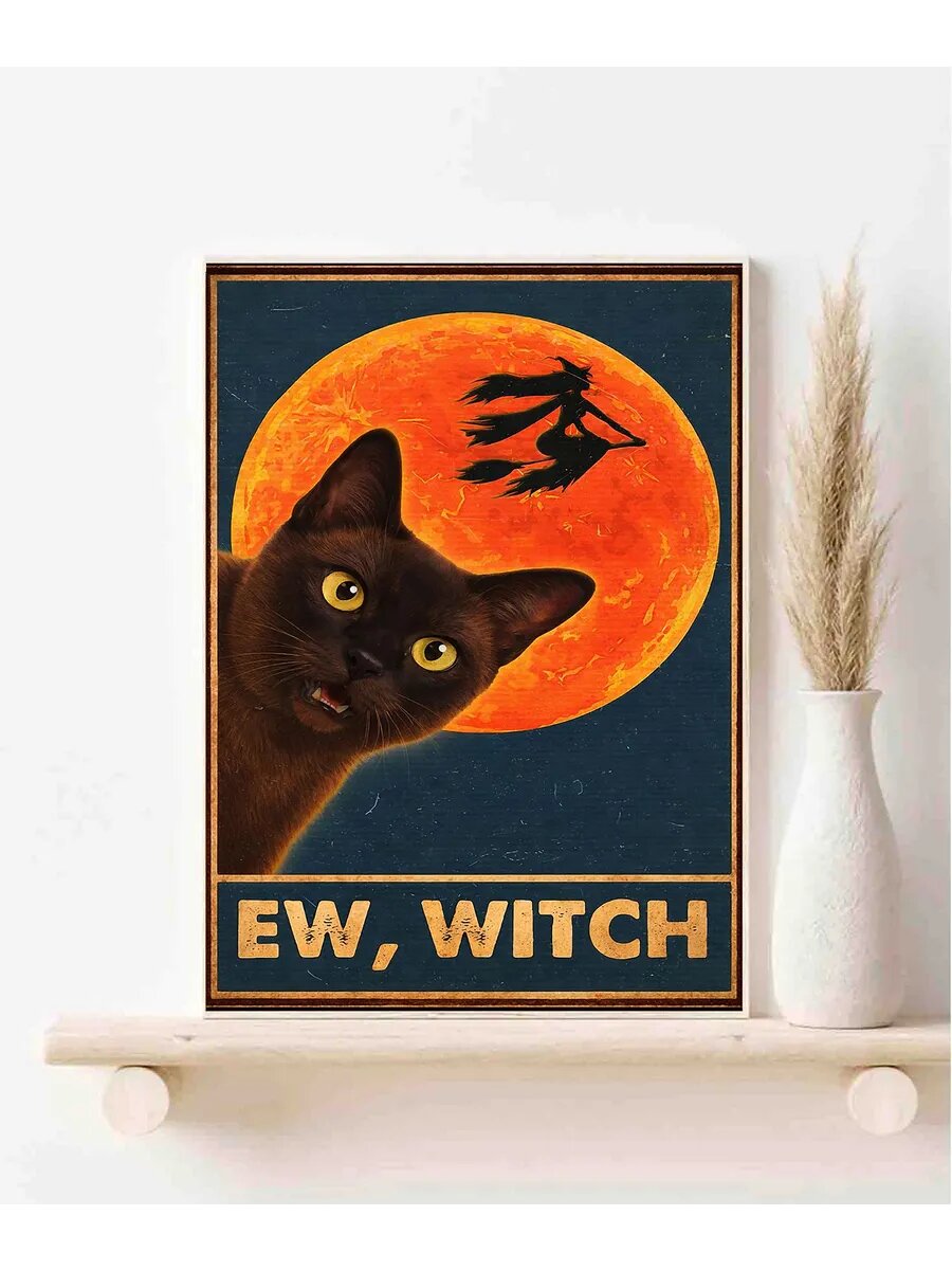 Бурманская кошка, EW Witch, Плакат 30x42см