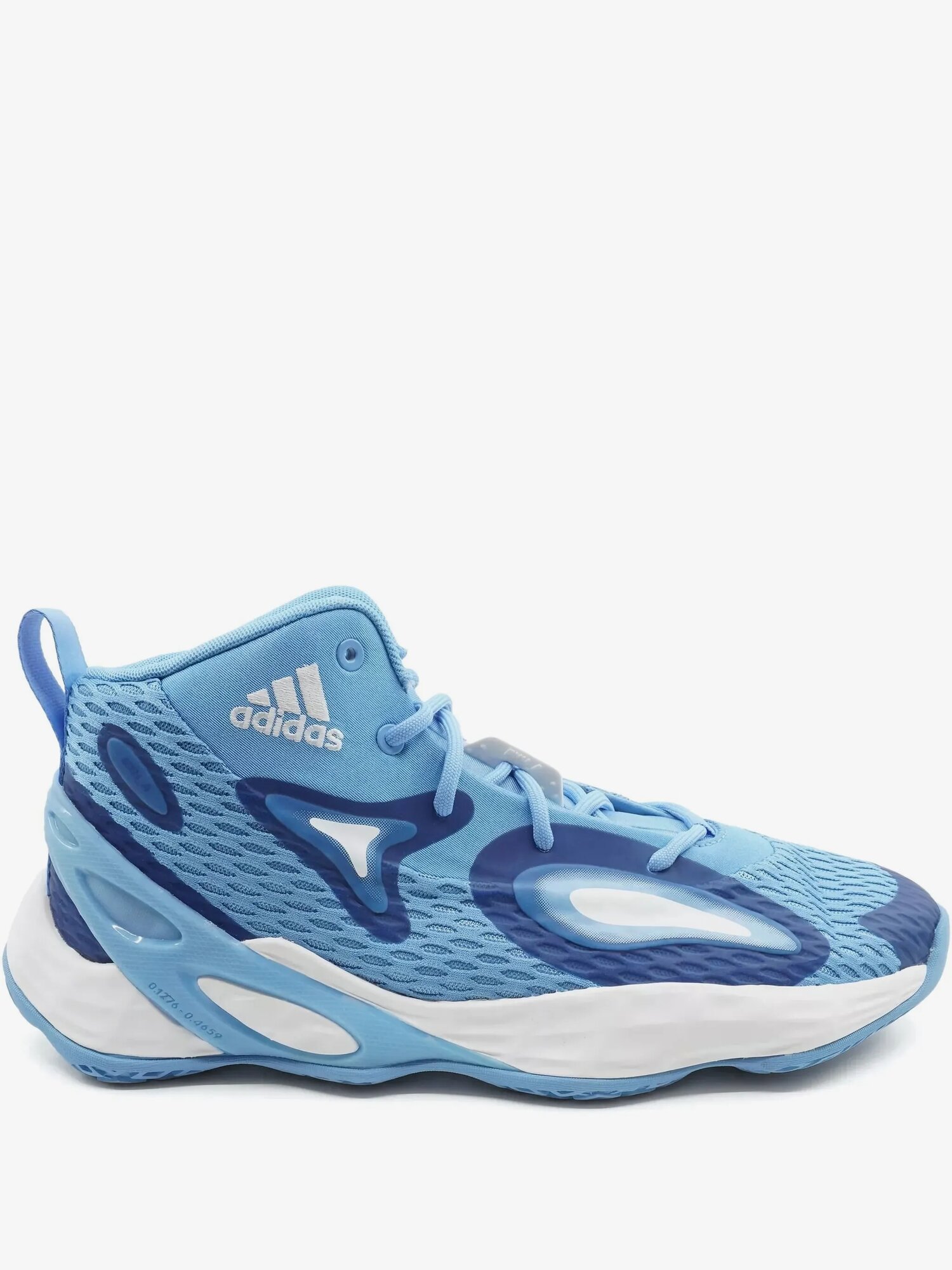 Кроссовки adidas Exhibit A Mid, размер 13 US, синий