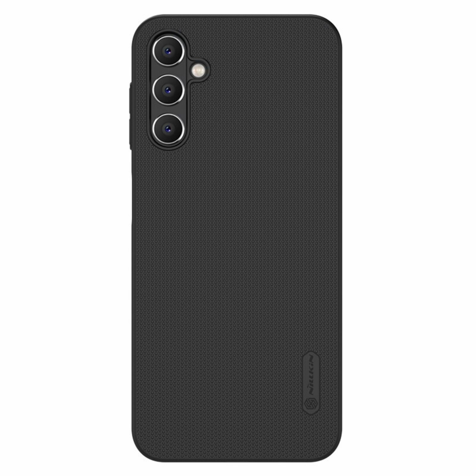 Тонкий жесткий чехол черного цвета от Nillkin для Samsung Galaxy A14 5G, серия Super Frosted Shield