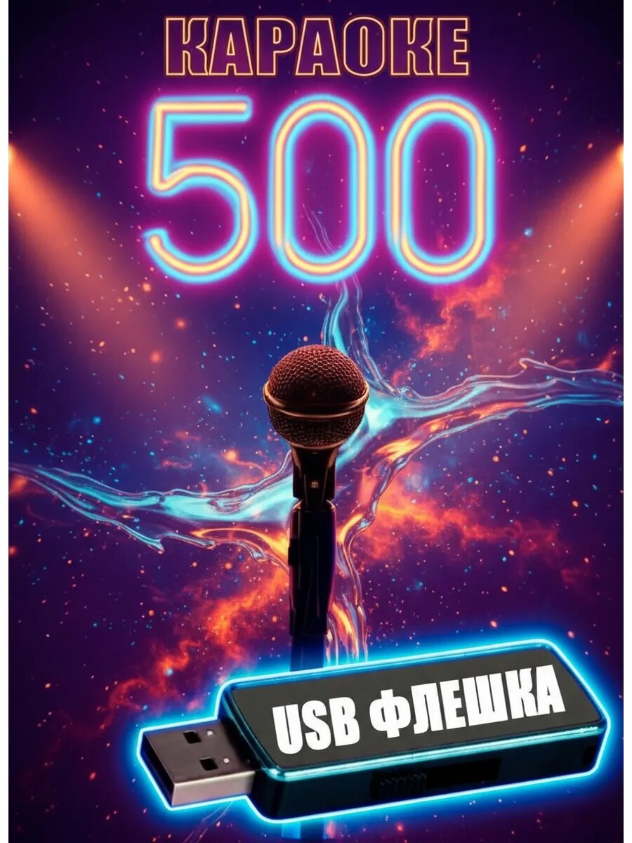 Караоке на флешке: 500 Видео песен на USB флешке