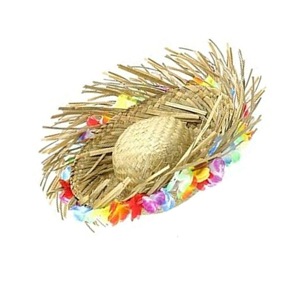 Пляжная соломенная шляпа