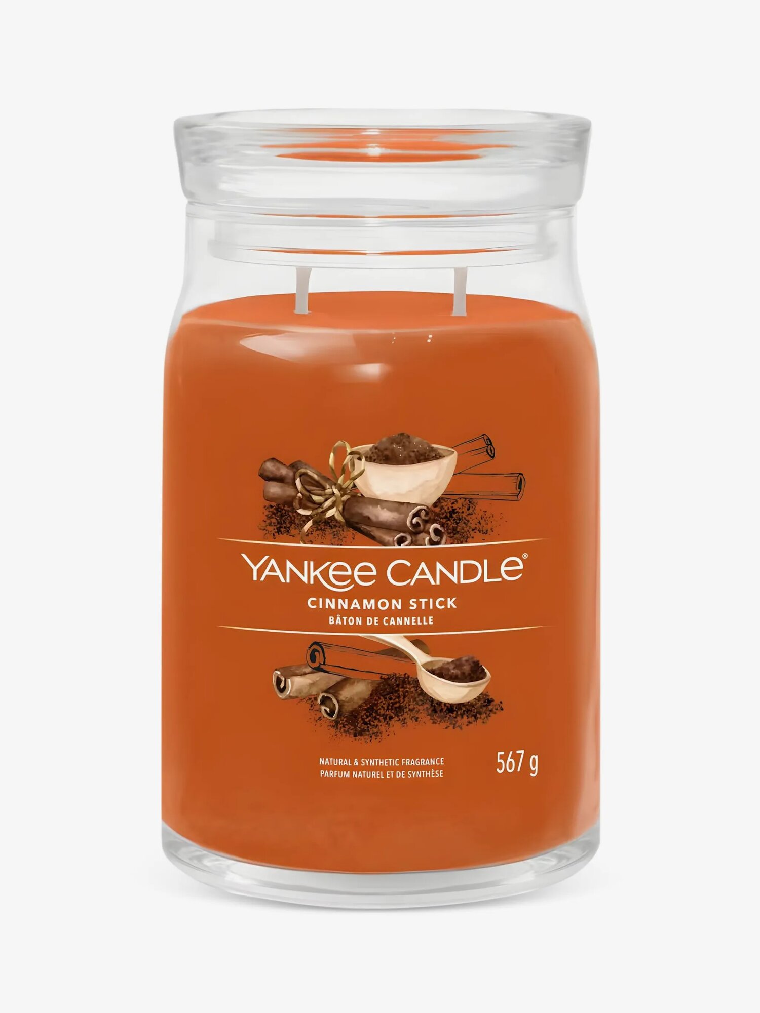 Большая свеча Cinnamon Stick, OneSize , green/orange