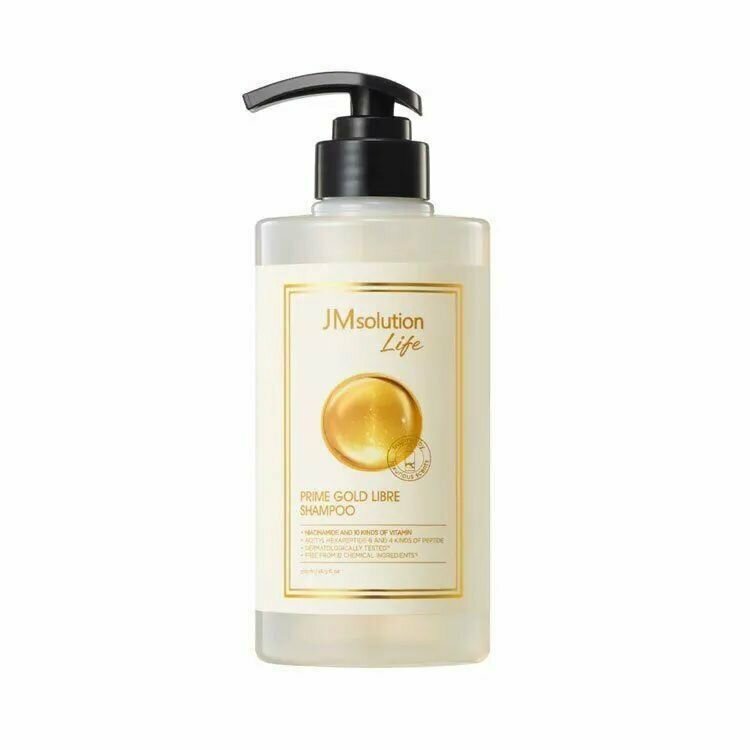JMSolution Shampoo Life Prime Gold Libre Шампунь для волос с экстрактом золота 500 мл