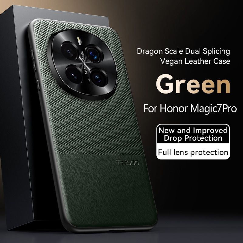 Чехол для Honor Magic 7 Pro/Хонор Магик 7 Про кожа антиударный чехол