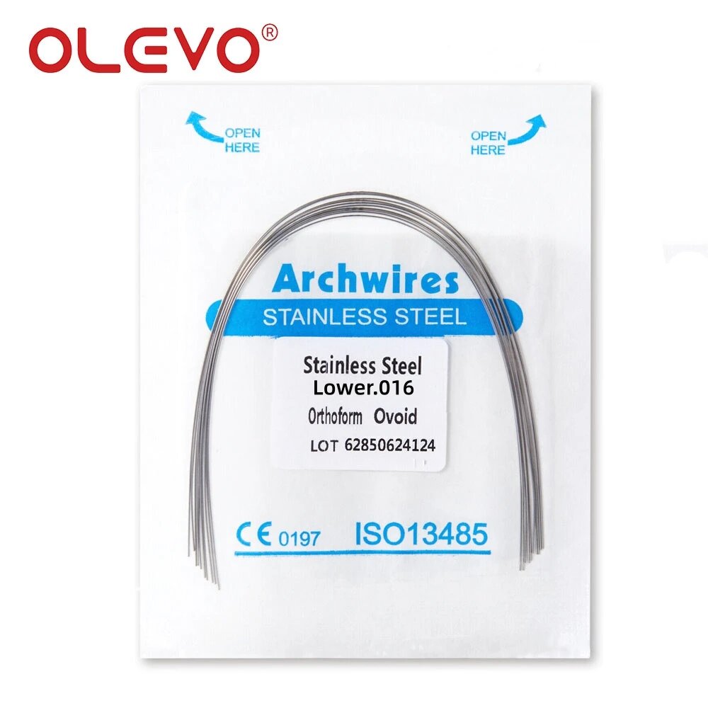 Ортодонтическая дуга Olevo Stainless Steel Lower.016 Ovoid