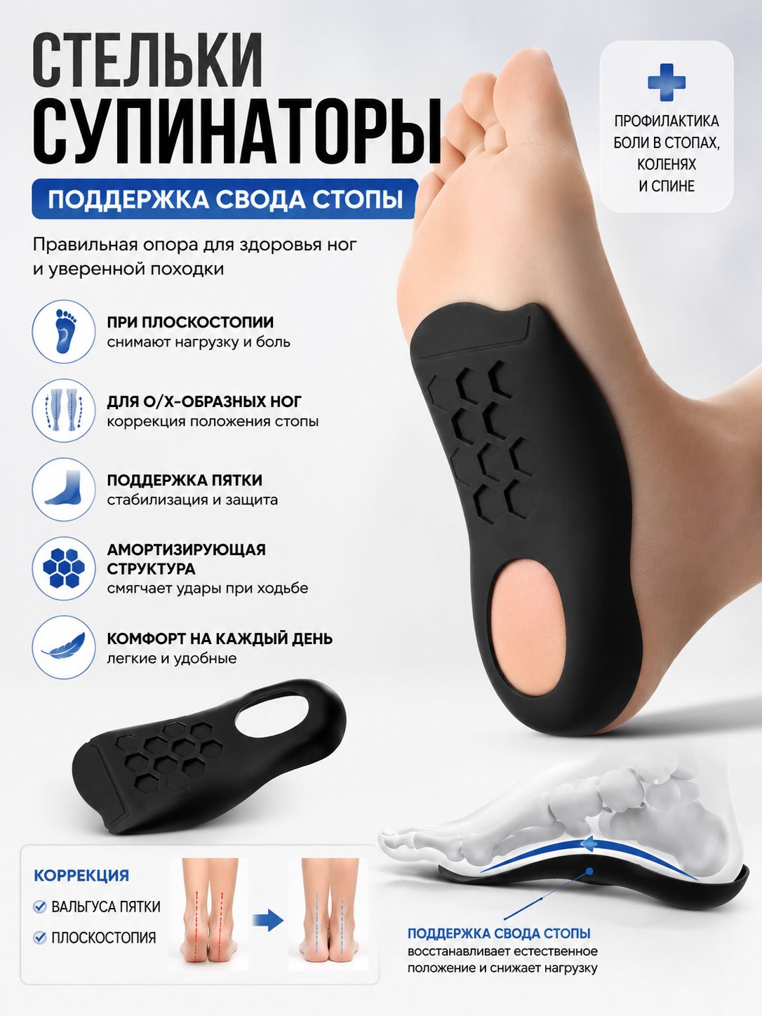 Стельки для обуви 2 шт