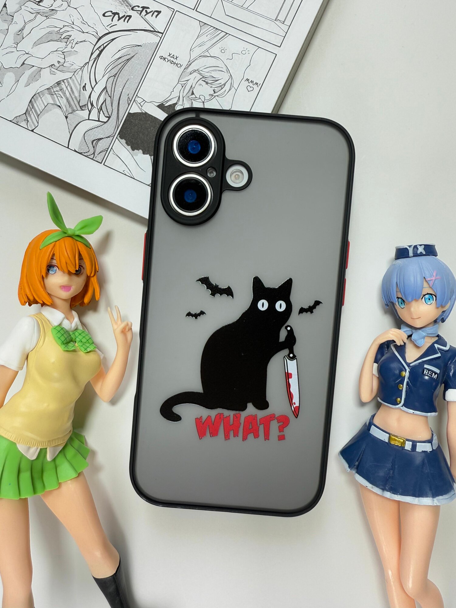 Чехол-Накладка для смартфона Apple iPhone 16, материал силикон, цвет белый