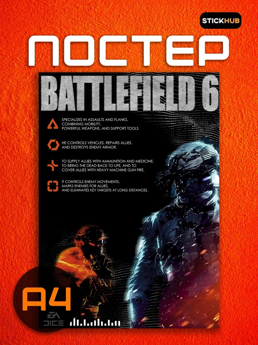 Постер на стену Battlefield 6