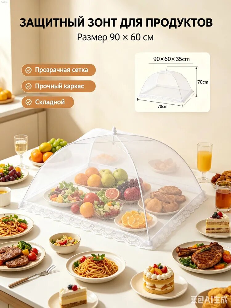 Защитный зонт для продуктов, 1 предм.