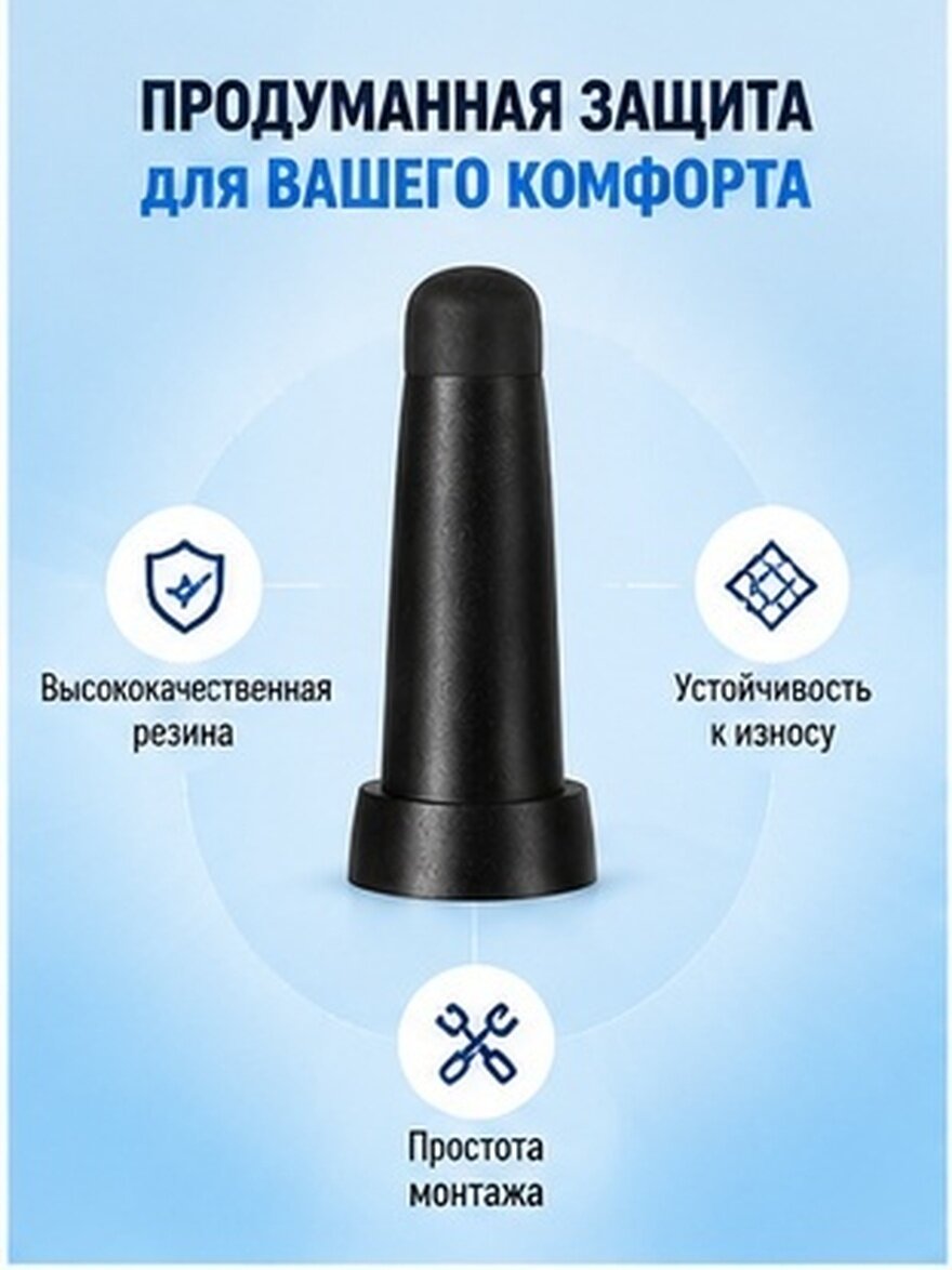 Черные Наконечники Для Тента 2Шт Защитные Крышки От Дождя 6 40X2 00X2 00Cm