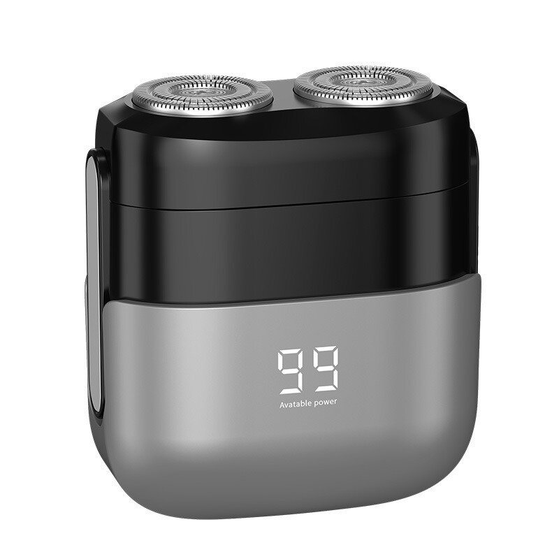 Электробритва мужская RAYCO RQ225, шейвер для бритья бороды, 2 головки, Type-C, IPX7, 90 мин