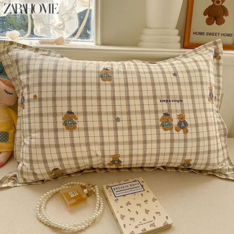 ZARA HOME Наволочка 50x70 см 1 шт хлопок, разноцветный-
