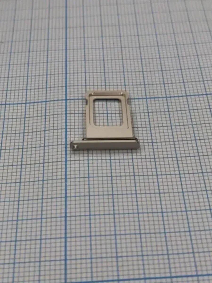 Держатель SIM-карты Apple iPhone 11 (серебристый) контейнер лоток слот