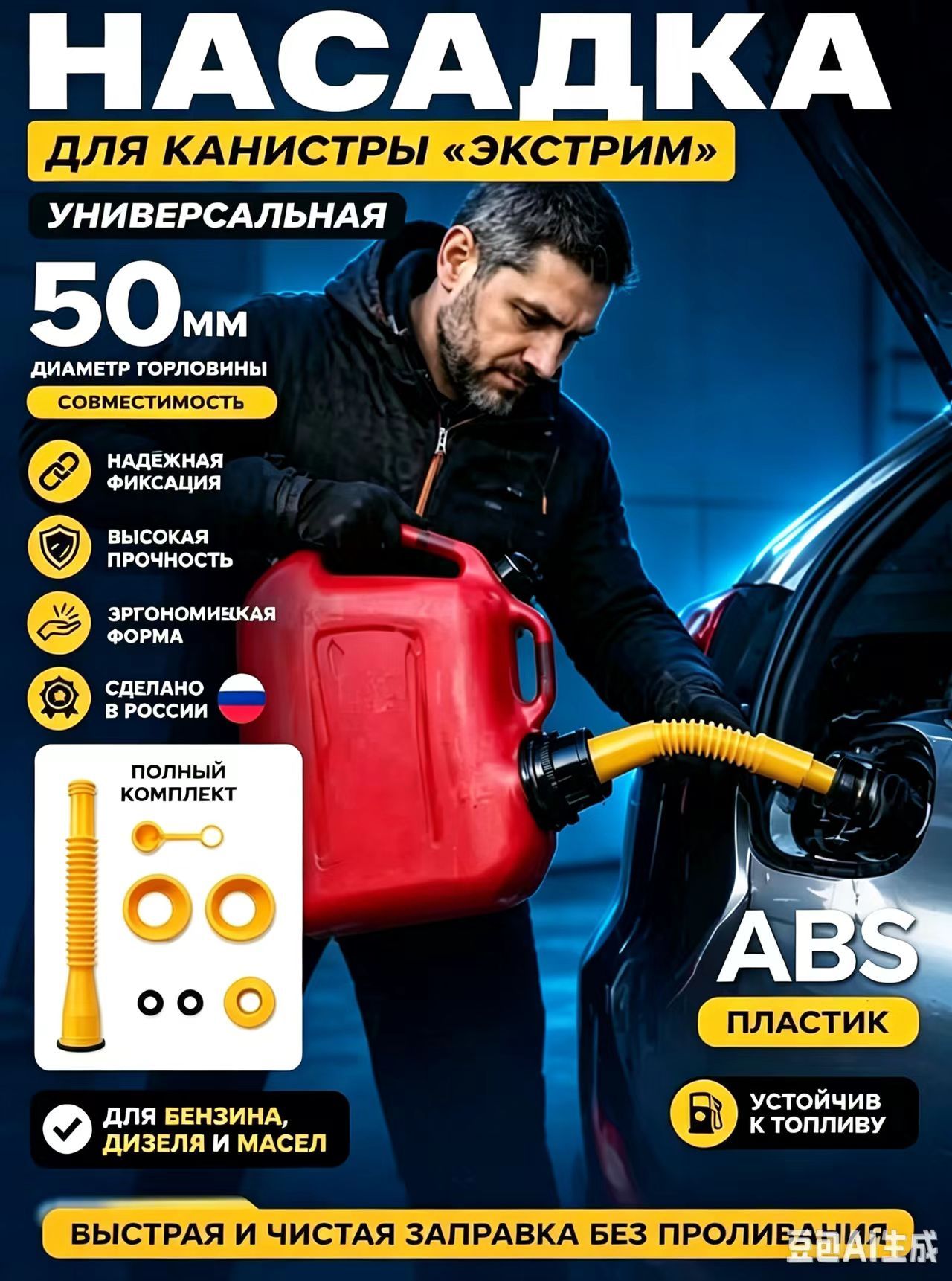 Насадка для канистры для топлива, гибкий носик для бензина и масла, удлинитель заливной трубки, аксессуар для бензоканистры, мотокосы и бензопилы