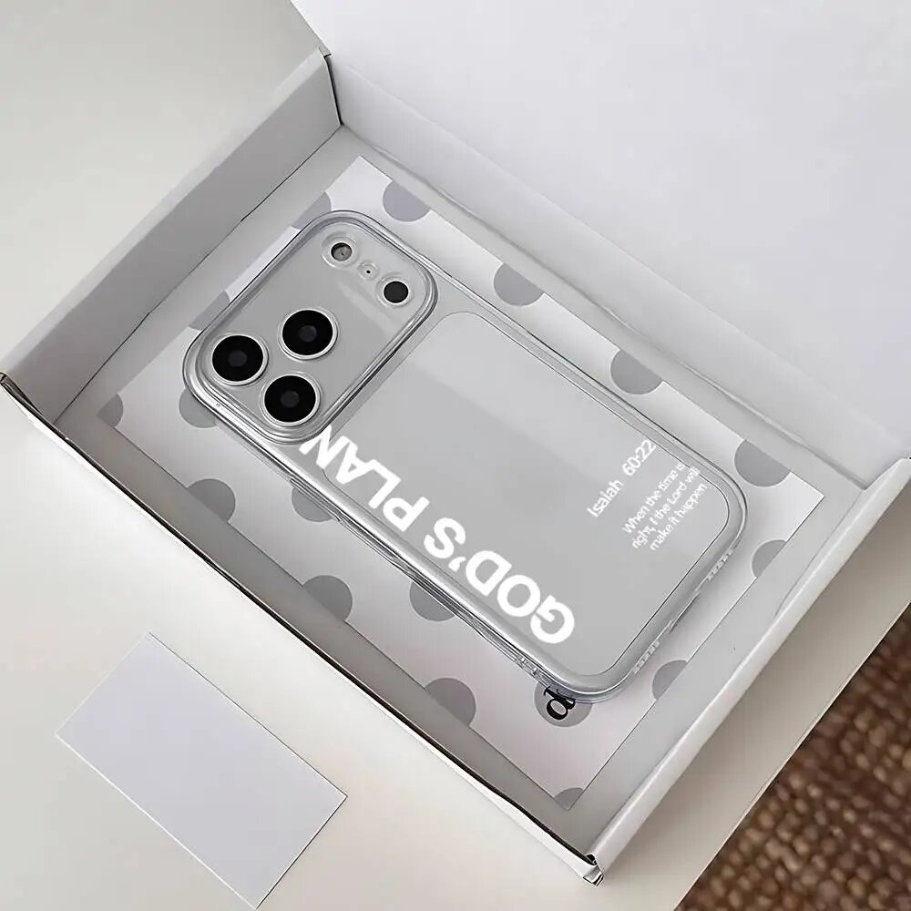 Силиконовый чехол God S Plan для iPhone 17, 16, 15, 11, 13, 14 Pro Max Plus, 12 z1, iPhone17Pro