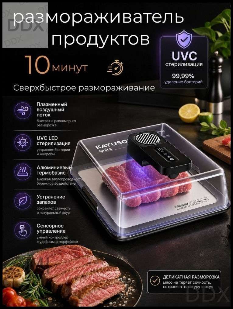 Доска для разморозки продуктов, 27.5 см х 27.5 см, 1 шт, Артикул: 5680375278