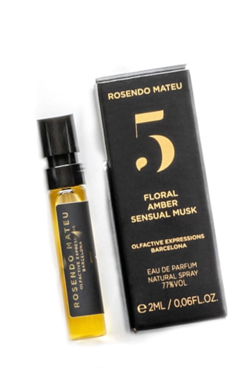 Rosendo Mateu Floral Amber Sensual Musk духи для мужчин и женщин 2 мл миниатюра - Матеу Цветы