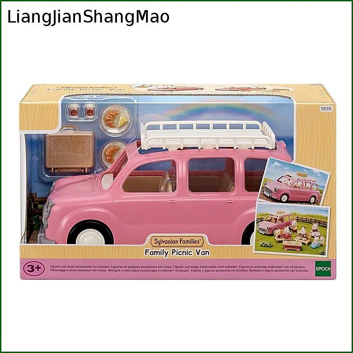 Набор Sylvanian Families Семейный автомобиль для пикника, материал Пластик
