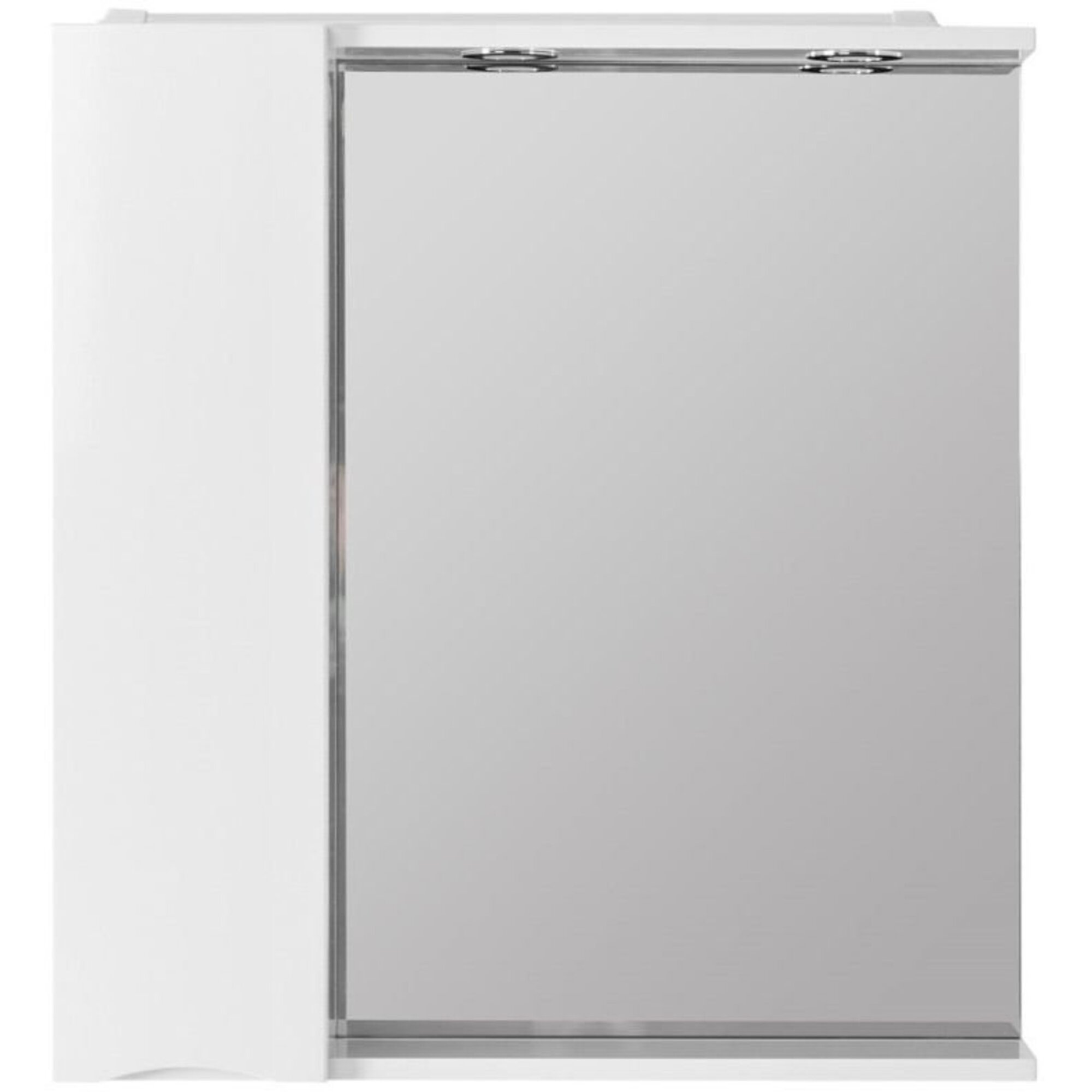 Шкаф зеркальный подвесной BelBagno MARINO, LED 2x4W левост. Bianco Lucido 800х150х750 MARINO-SPC-800/750-1A-BL-P-L