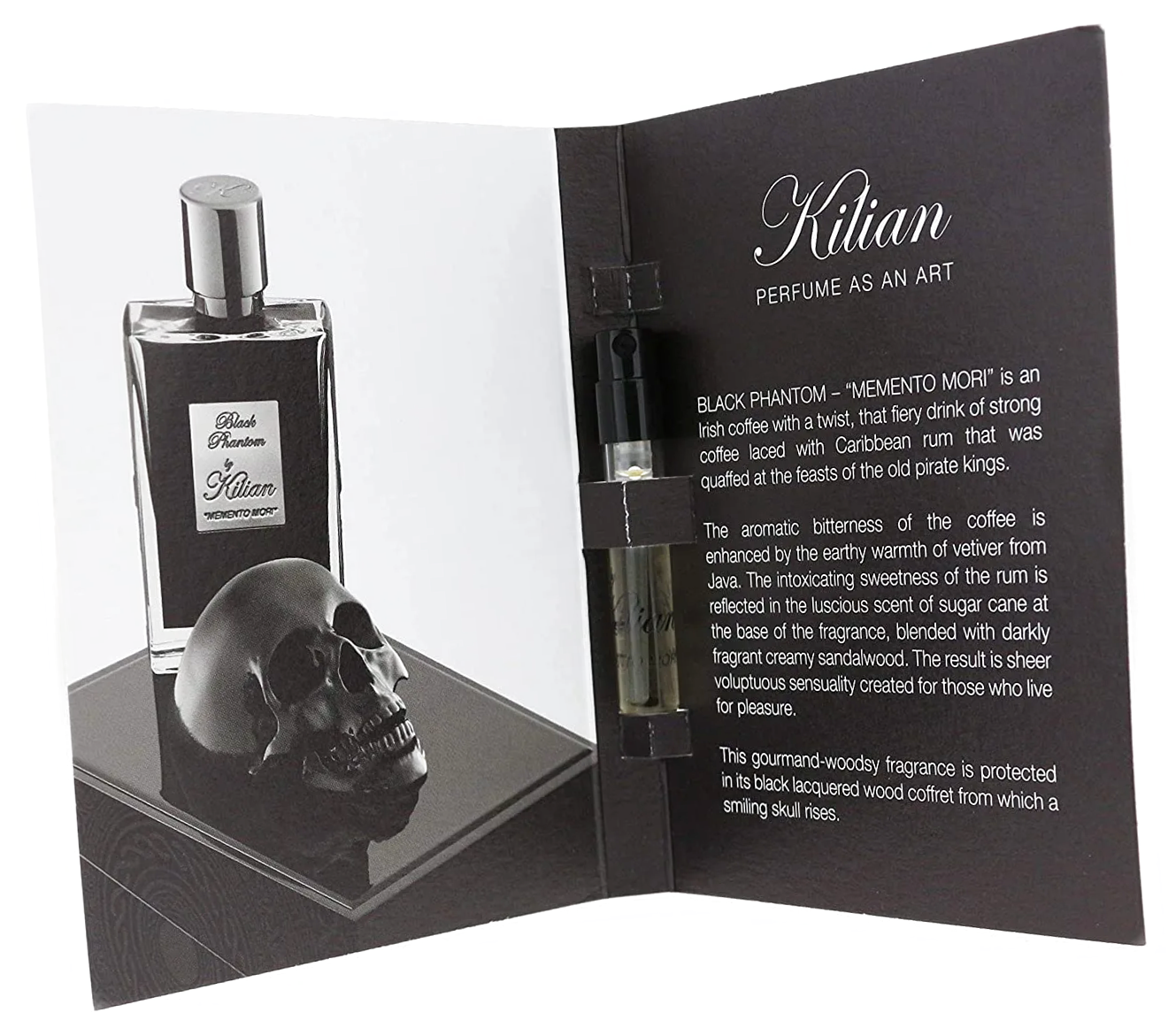 Пробник Kilian Black Phantom парфюма 1.5 мл для мужчин и женщин / Килиан Блэк Фантом