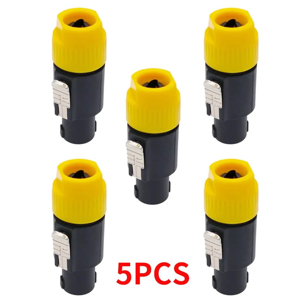 5 шт. разъемов Powercon CNMAWAY для динамиков T-Yellow 5pcs