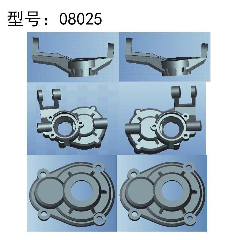 Hobbybear 08025 OEM передний мост картер для RC 1/10 Bronco R1001 R1002 R1003 запасные части