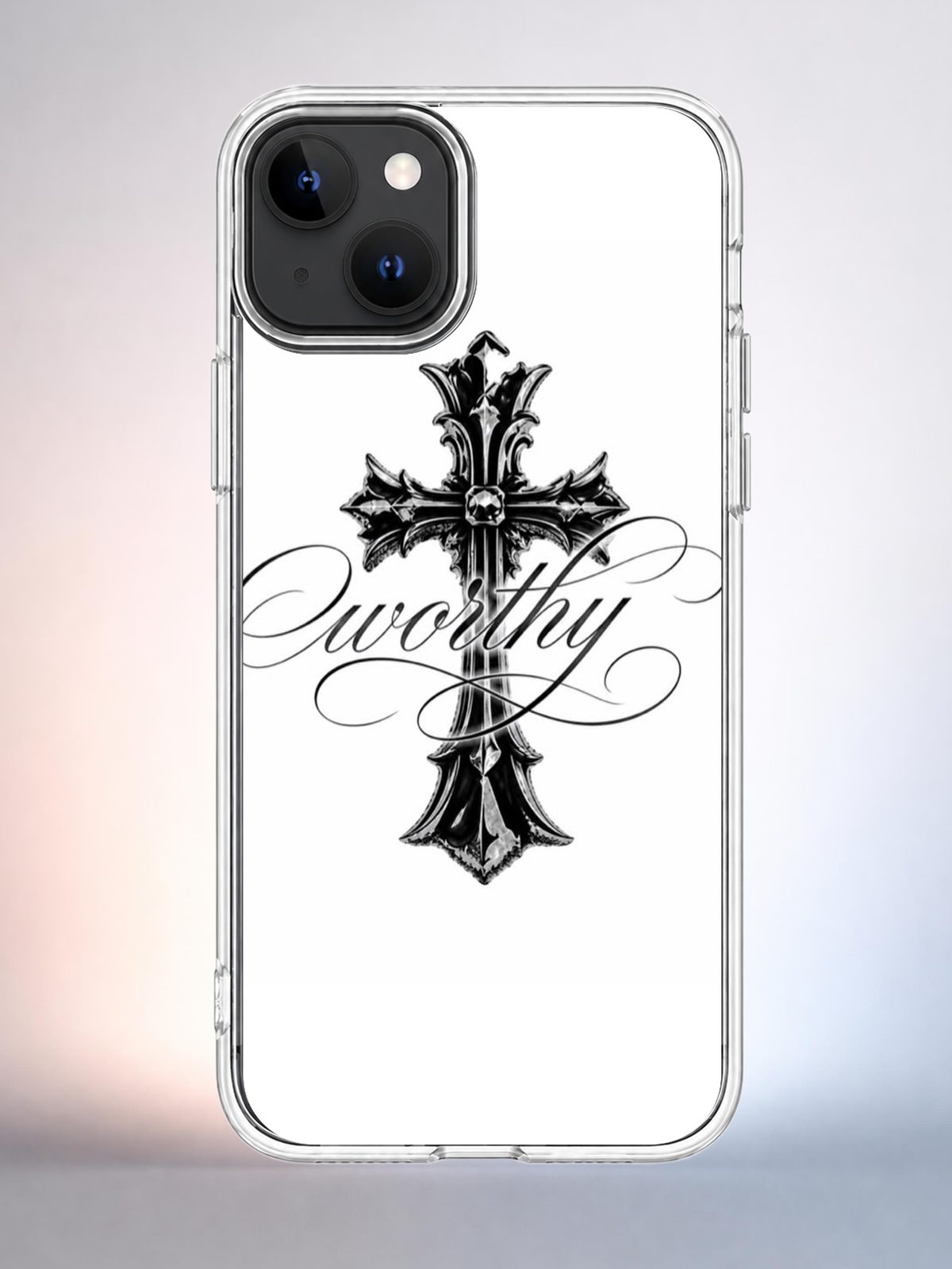Чехол iPhone 13 Готический крест Y2K Indie Sleaze