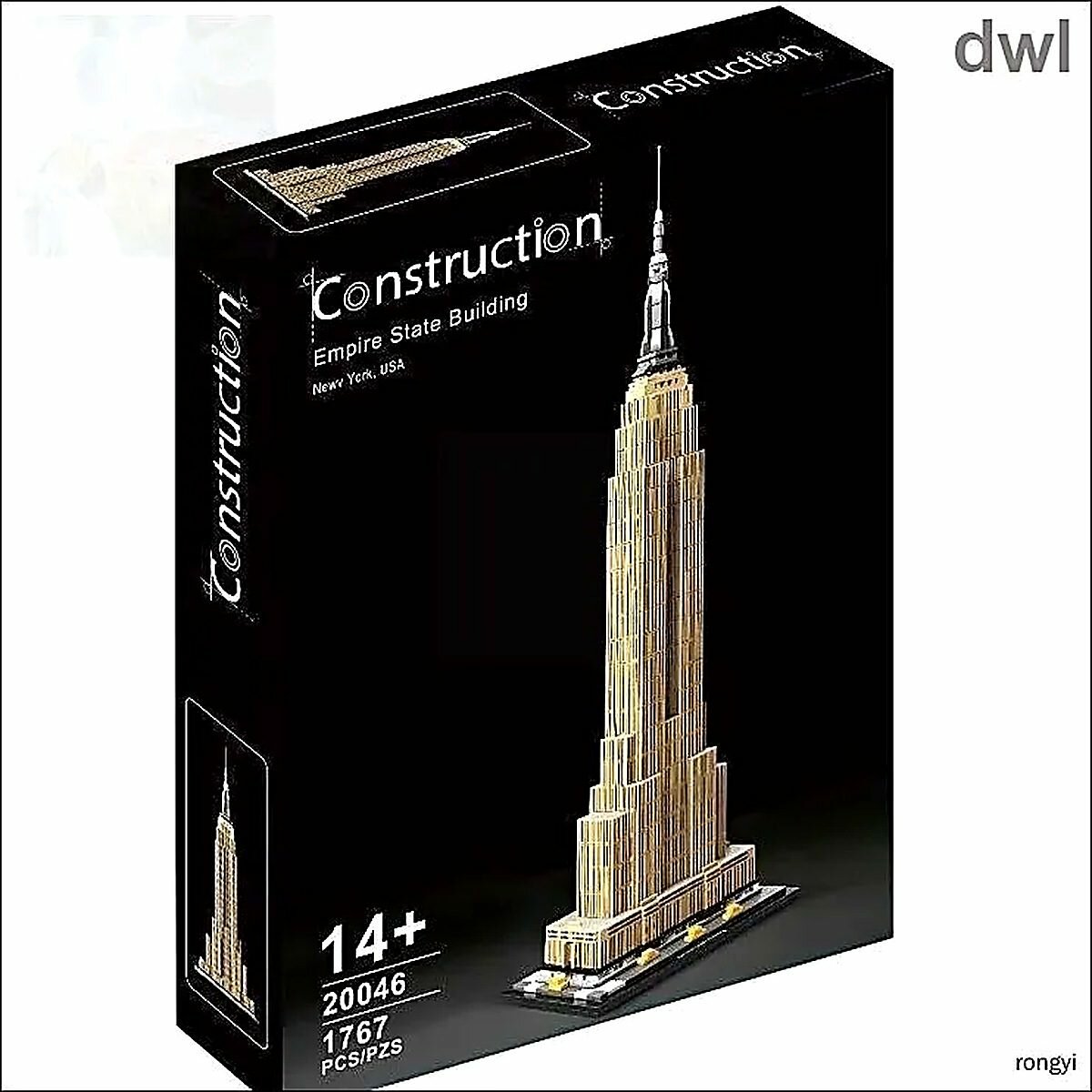 Конструктор Architecture 21046 Эмпайр-стейт-билдинг, 28x8x50 см