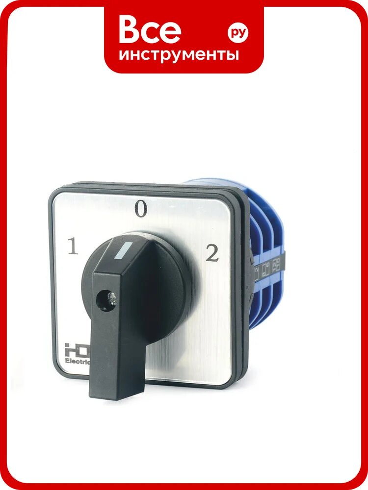 Переключатель кулачковый HLT ПК-1-43 32А 3P 1-0-2 IP65 085-21-119