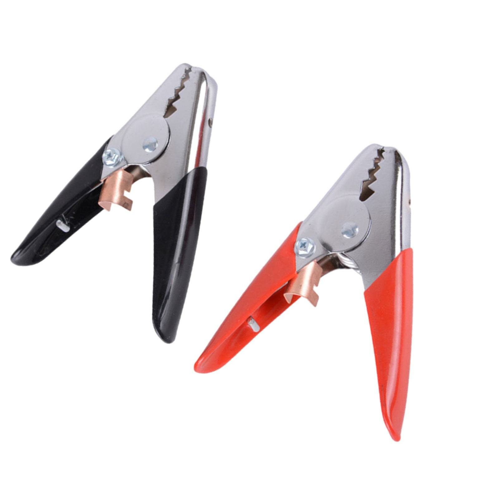 2x Battery Clamps Universal for Jumper Cables Upgrade Part Insulating Handle