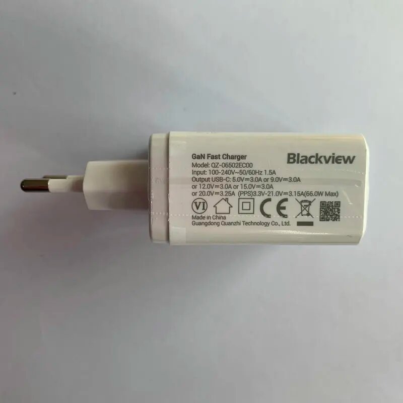 Адаптер питания для Blackview BV9200 Fast Charge, оригинальная дорожная зарядка, 66 Вт, 66W Charger