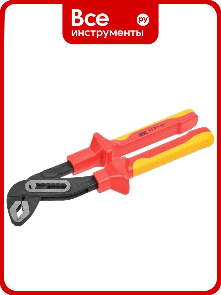 Переставные диэлектрические клещи IEK Arma2l 3 250мм k3 A2L3-JP20-K3-250
