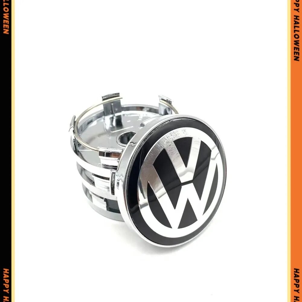 Колпачок на ступицу литого диска на автомобили Volkswagen/Фольксваген 60/56/10 мм 4 штуки.