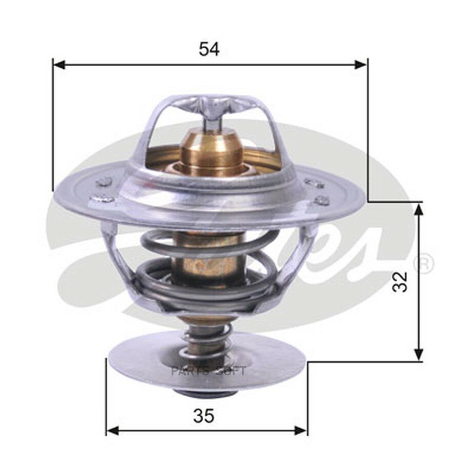 GATES TH11287G1 Термостат арт. продавца GATESTH11287G1
