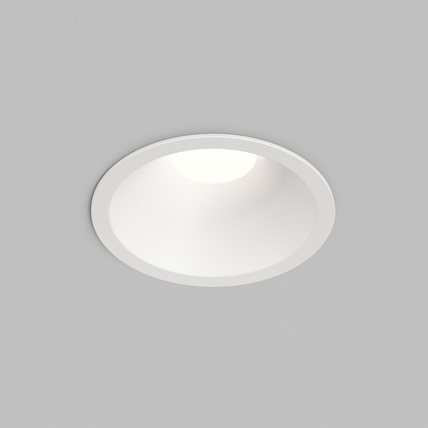 Denkirs (Денкирс) DK2431-WH Встраиваемый светильник SHINE GLOW 15Вт, 3000-4000К, IP20, белый матовый, алюминий DK2431-WH